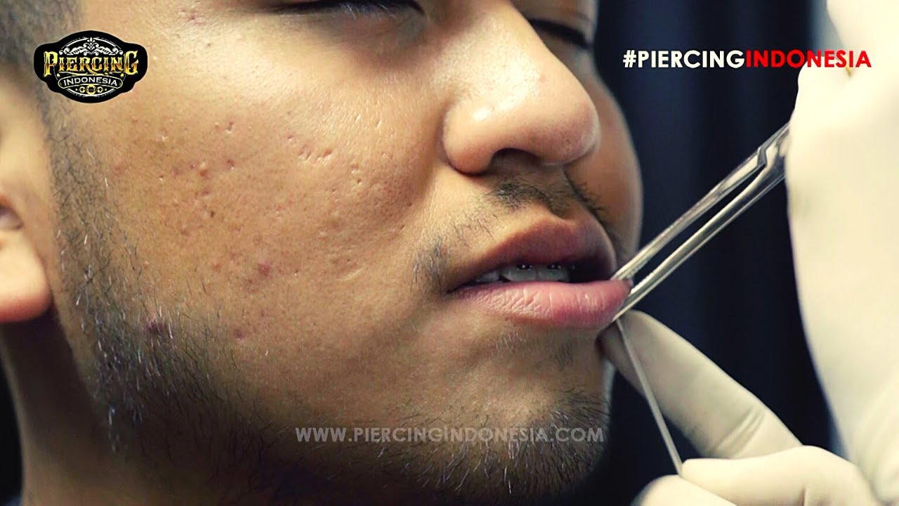 Lip Piercing | Jakarta, INDONESIA - YouTube
