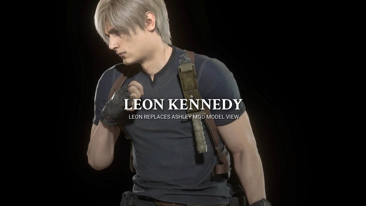 Leon Replaces Ashley Mod Model View [By Fuazap] - YouTube