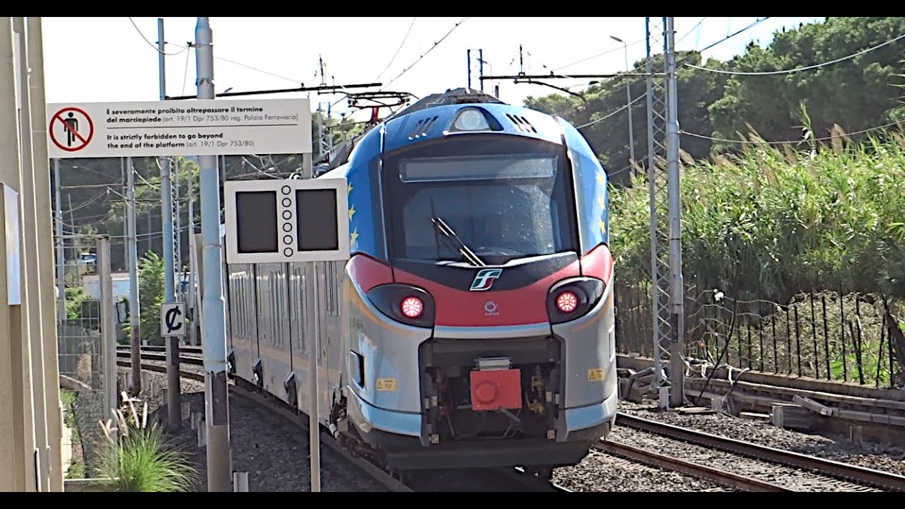 [HD - Treni] ETR 104.105 "POP ♪♪♪"+Treno Regionale 21814 Trenitalia in ...