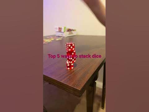 Top five ways to dice stack - YouTube