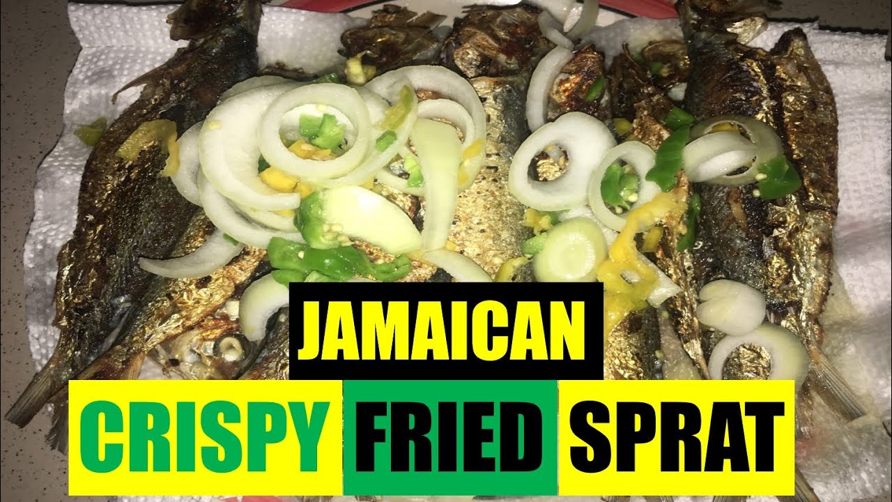 Jamaican CRISPY Fried Sprats with Escovitch sauce! #inadiPOT - YouTube