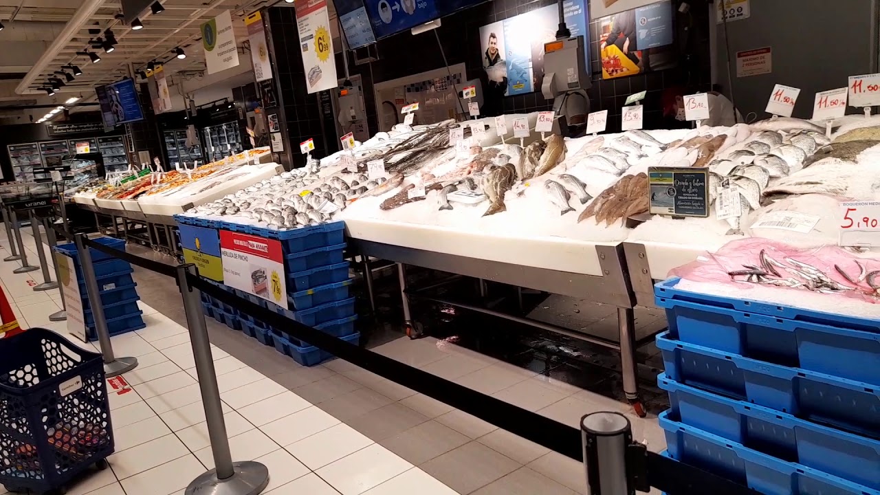 INSIDE THE SUPER MARKET SHOPPING FOR FISH || CARREFOUR SUPER MARKET ...