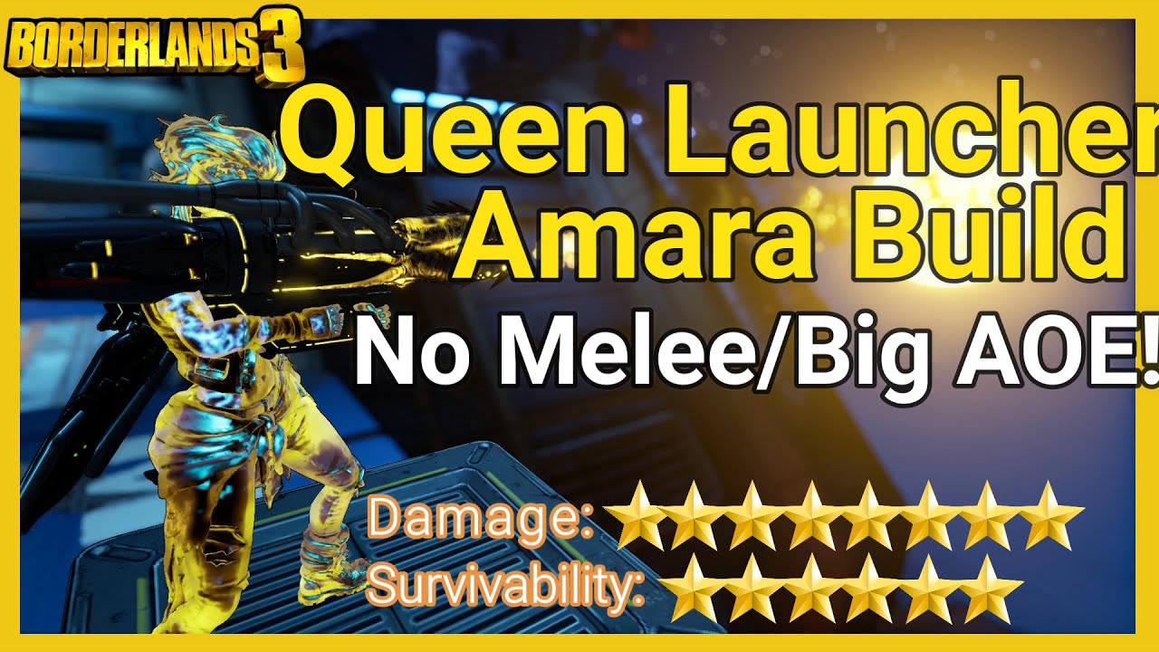 Borderlands 3 Queen Launchers Amara (Best Amara Build / Mayhem 10 ...