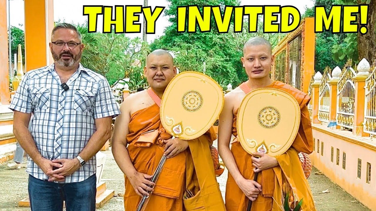 Thai Family INVITES ME To Son's Monk Ceremony In Rural THAILAND - YouTube