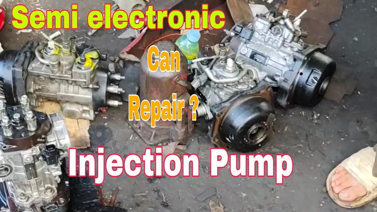 4HF1 4HG1 Semi electronic Injection Pump Repair - YouTube