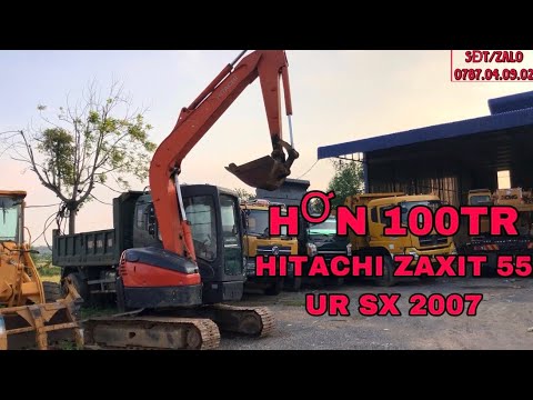 Máy Xúc Đào Hitachi Zaxit 55 UR Máy Ngon Thủy Lực Khỏe Giá Chỉ Hơn ...