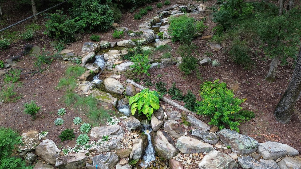 Go Big and Go Pondless: Beautiful 80' River Garden Build - YouTube