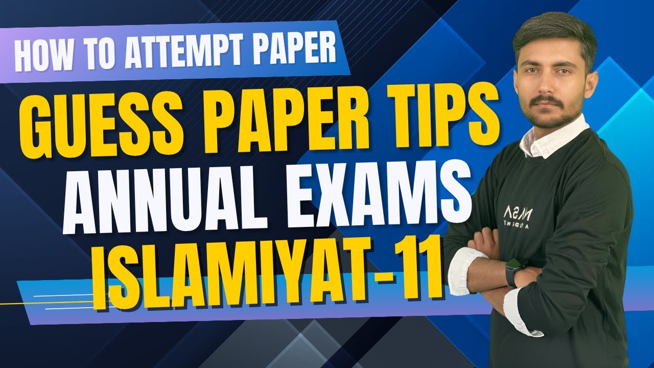 Islamiyat Compulsory 1st Year Guess Paper 2025 | FBISE Paper Attempt ...