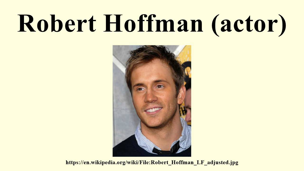 Robert Hoffman (actor) - YouTube