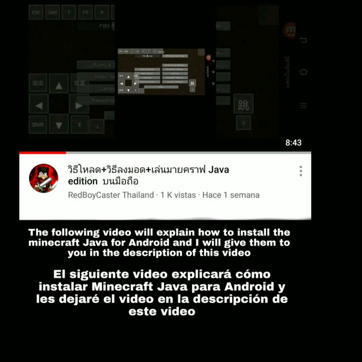 Como instalar Minecraft Java en Android| How to install Minecraft Java ...