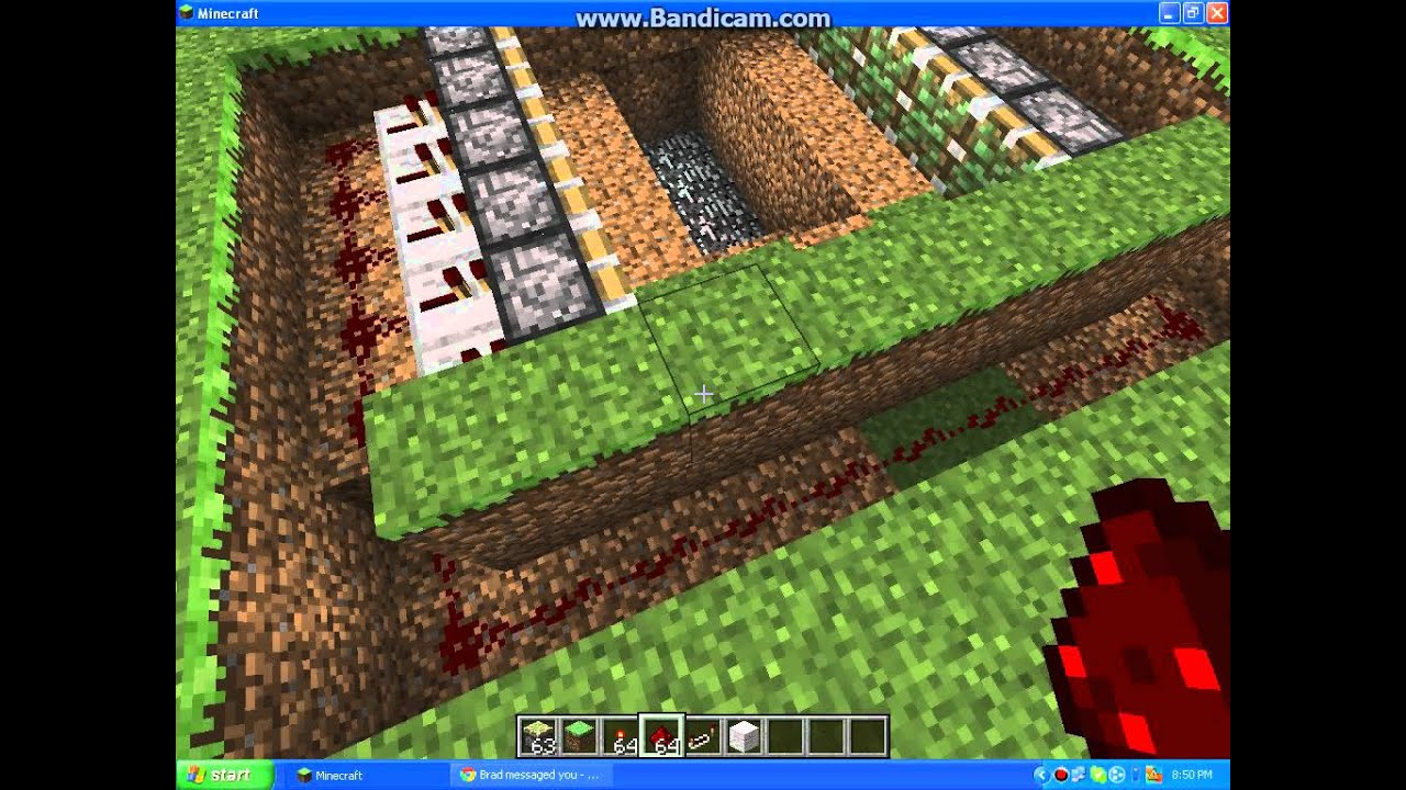 how to make a hidden trap-minecraft - YouTube