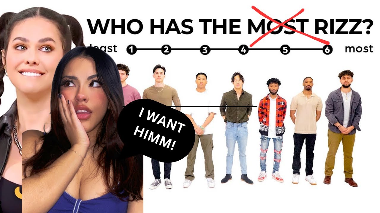 WHO HAS THE MOST AMOUNT OF RIZZ REACT - YouTube