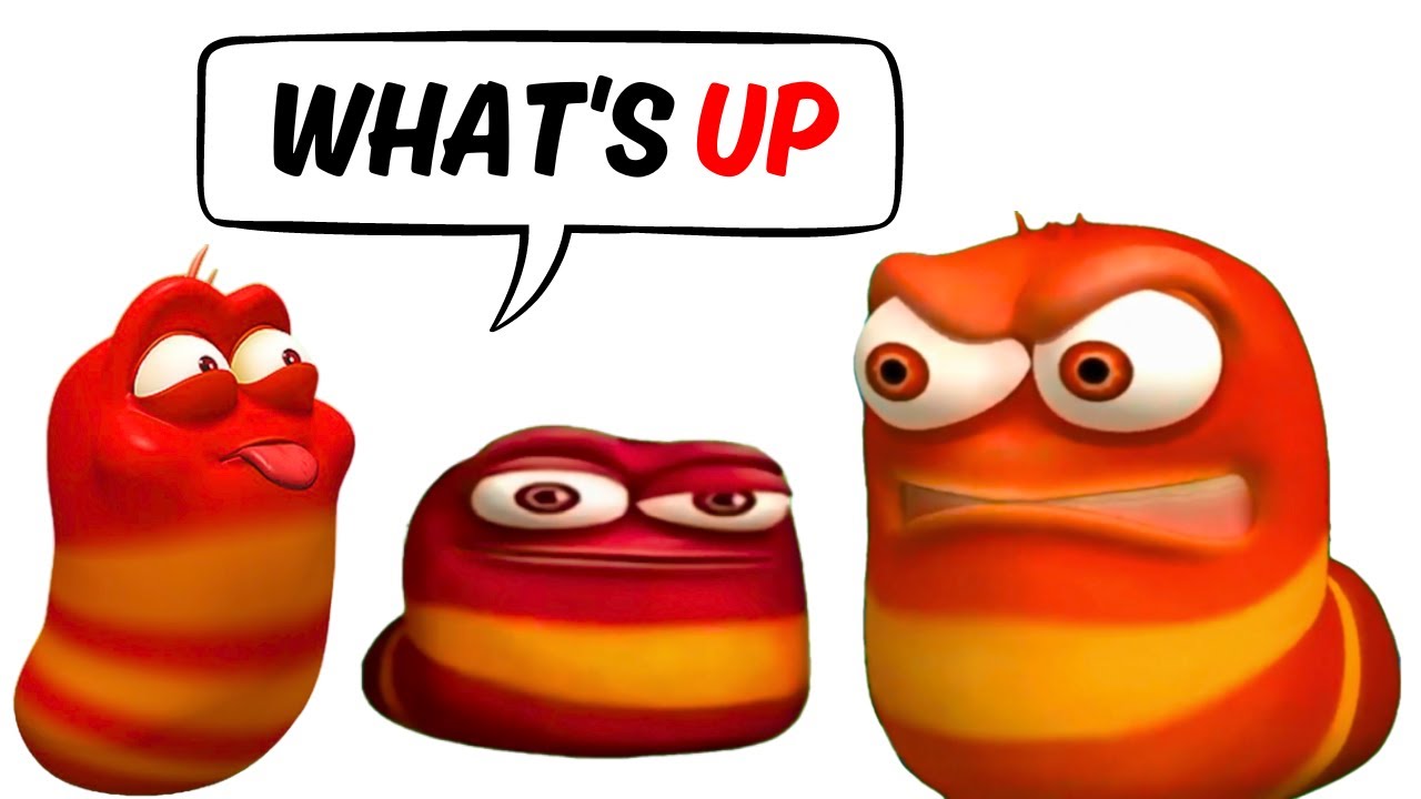 oi oi oi red larva original vs reverse version | larva meme - YouTube