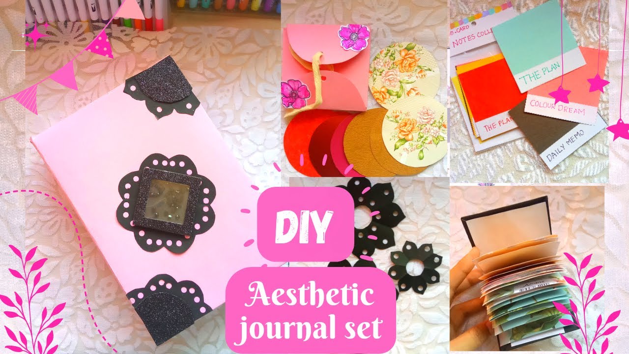 Diy journal set🌷diy journal supplies | diy journal stationery - YouTube