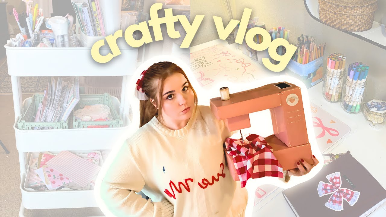 craft with me! | doing crafty things vlog - YouTube