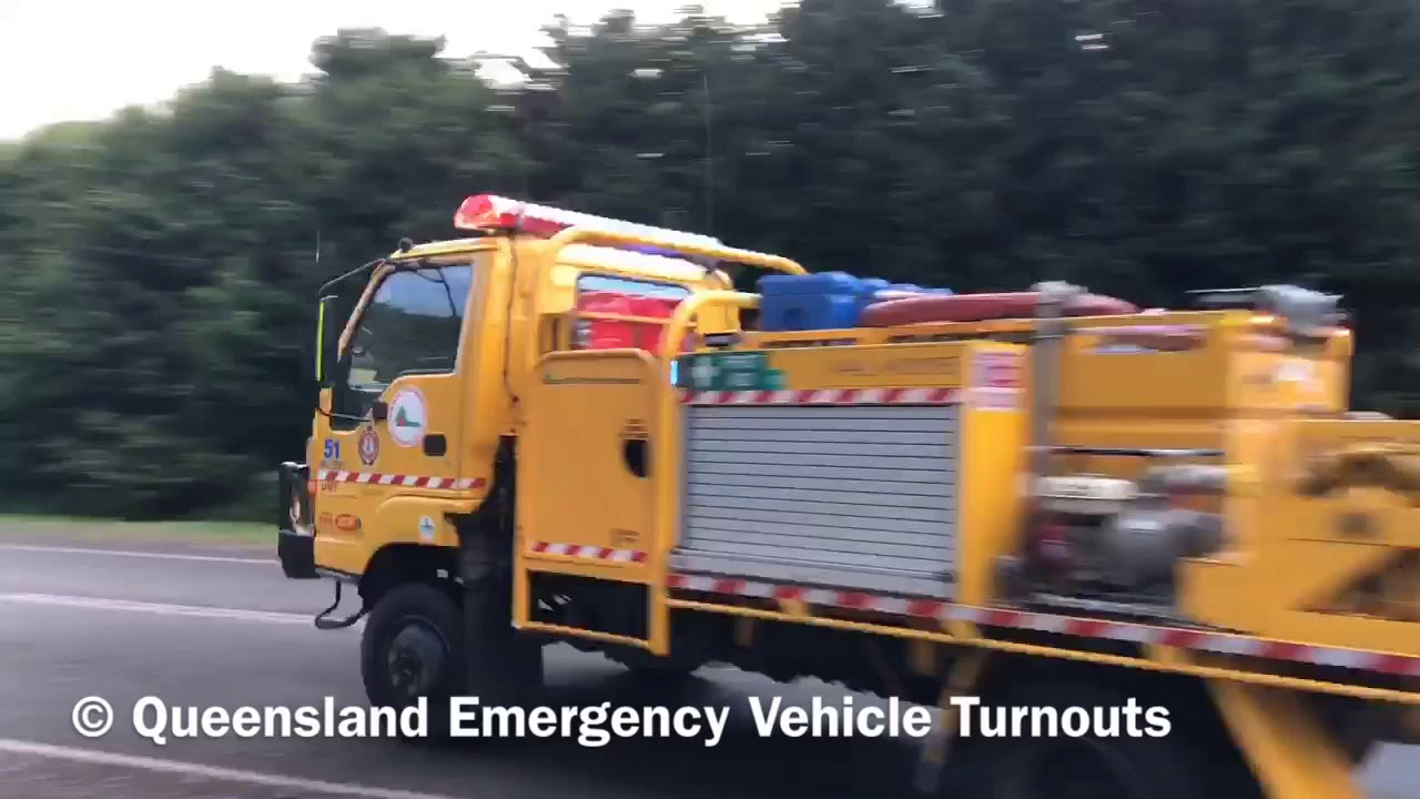 RFS - Maleny 51 Responding | Fire in Bushland, Peachester, QLD - YouTube