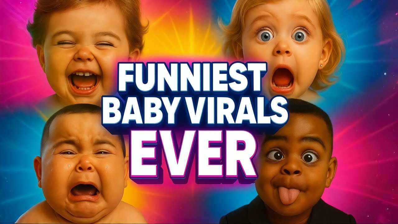 FUNNIEST BABY VIRALS EVER 😂 | 1 Hour of Try-Not-to-Laugh Baby Fails ...