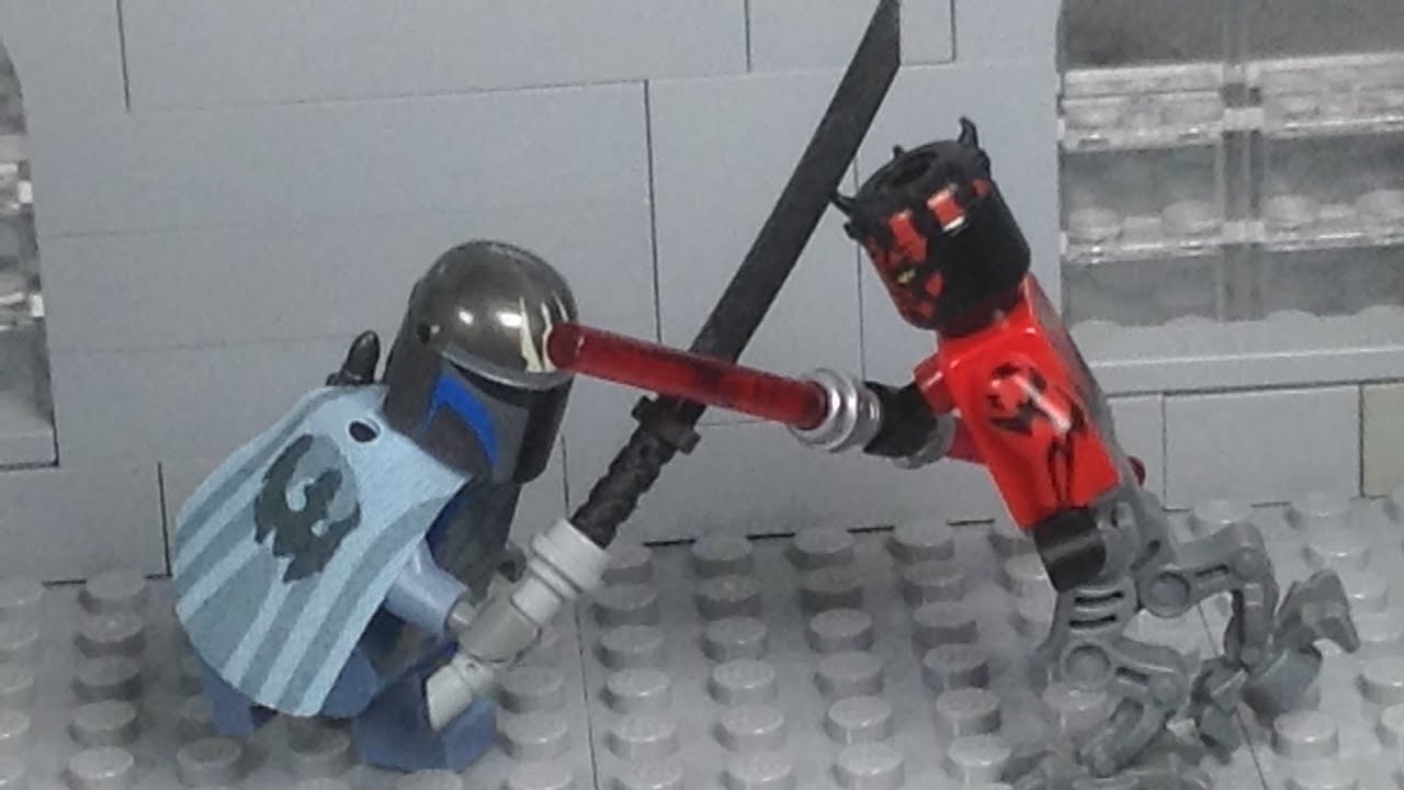 Pre Vizsla Vs. Darth Maul LEGO Animation - YouTube