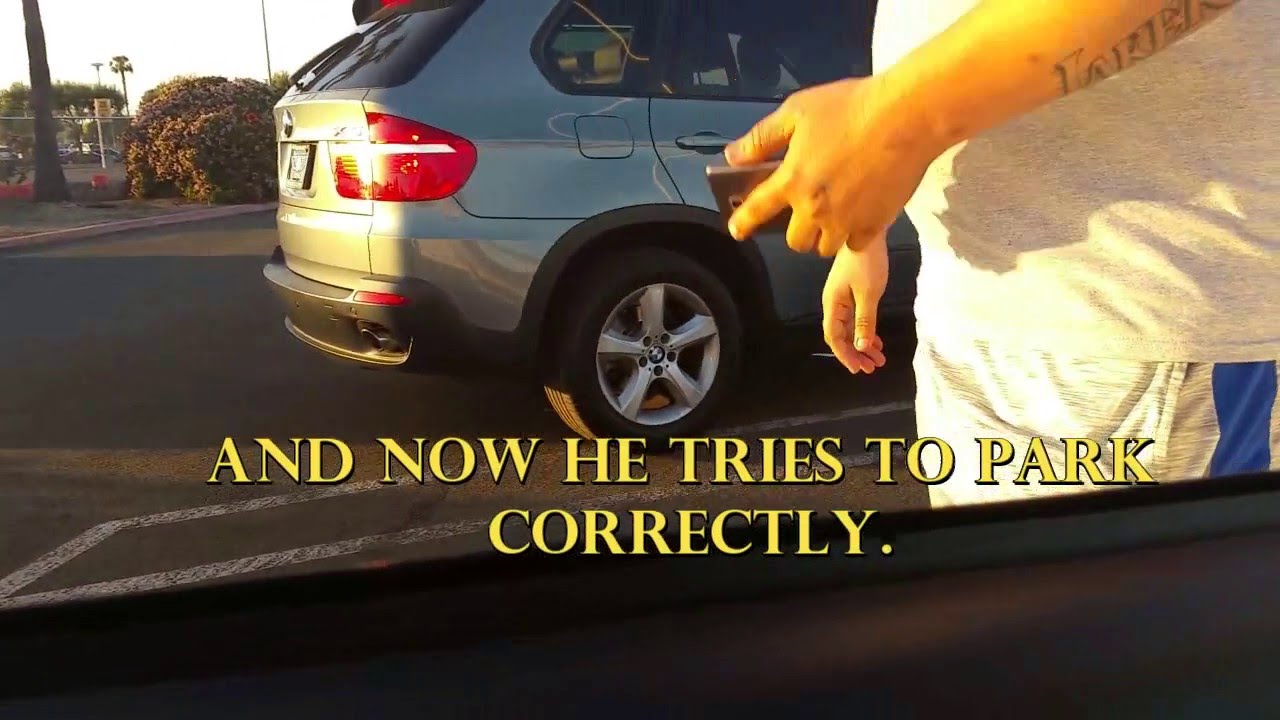 uber man gets aggressive in parking lot - YouTube
