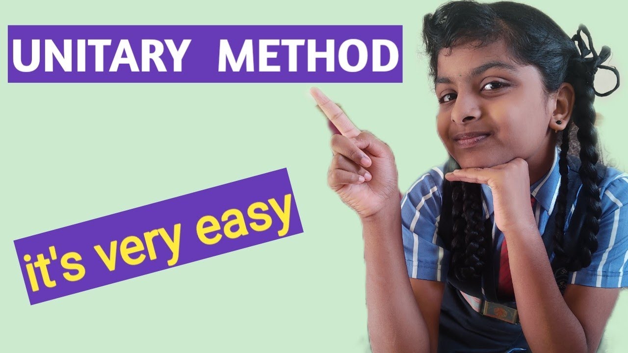 unitary method very easy - YouTube