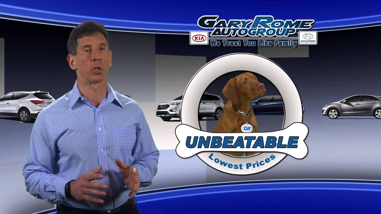 Gary Rome Hyundai has the Unbeatable Lowest Price - YouTube
