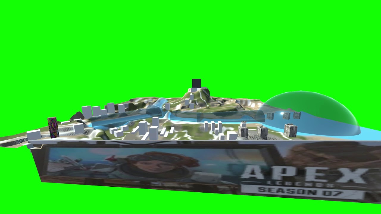 Apex Legends Season 7 Map OLYMPUS Mock Up Revealed Green Screen ...