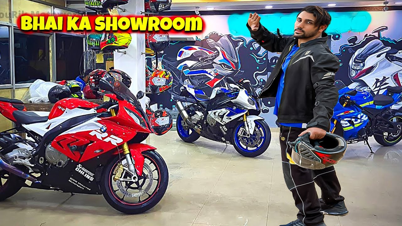 Visit my friend new used superbike showroom - YouTube