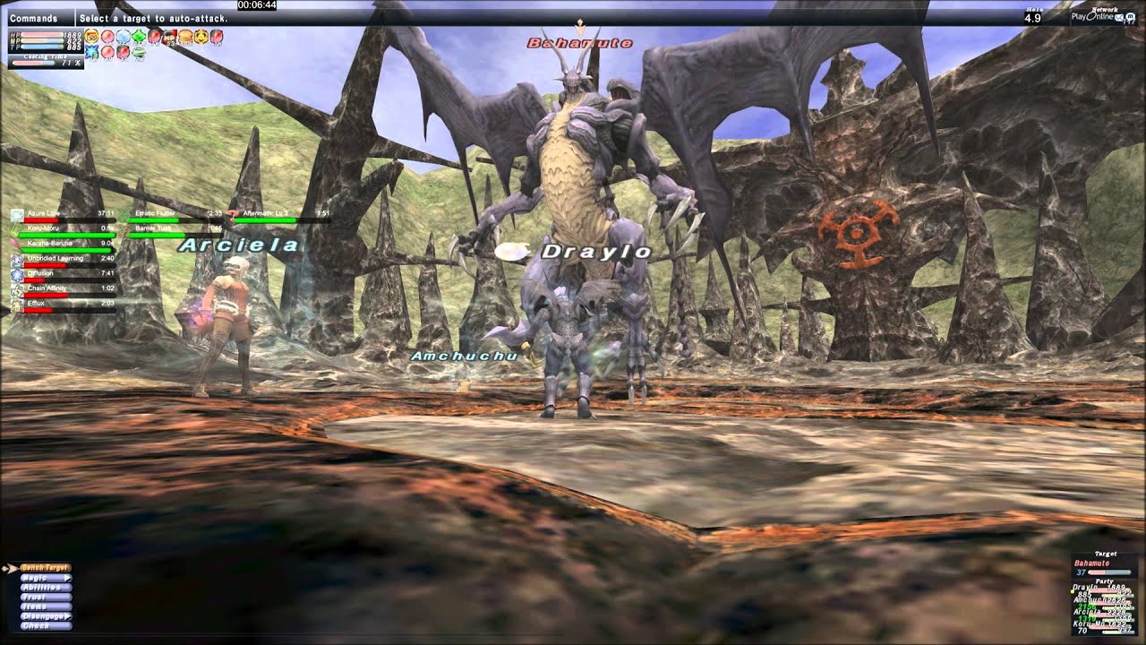 FFXI - Bahamute Fight - YouTube