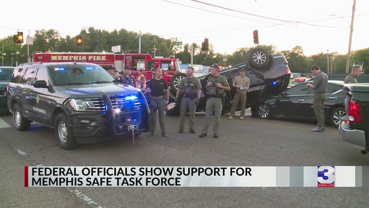 Federal officials show support for Memphis Safe Task Force - YouTube