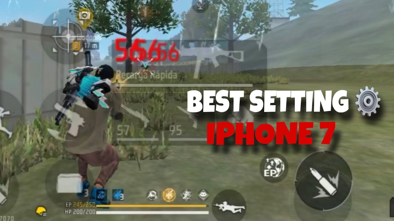 BEST SETTING ⚙️ IPHONE 7 NORMAL 👾😈 XIT? - YouTube