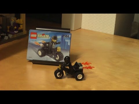 LEGO Town Biker Bob Set 2584 Speed Build Review - YouTube