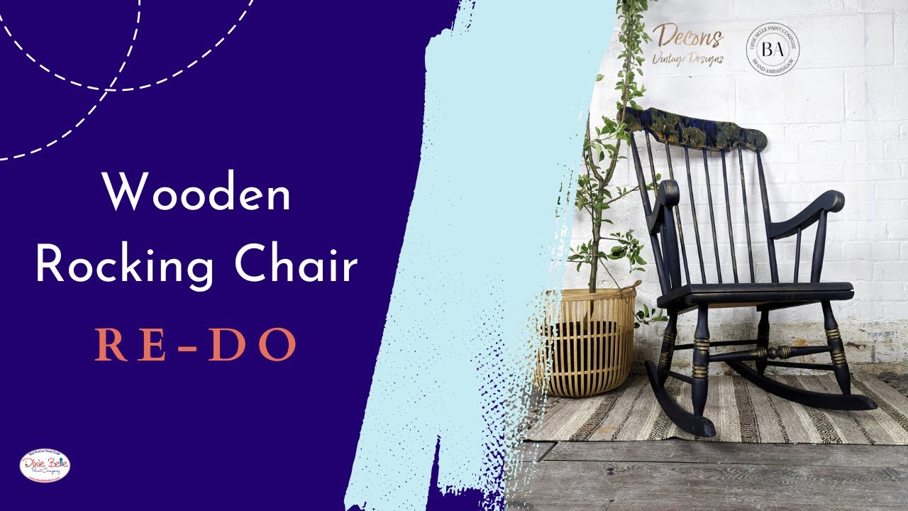 How To Recreate This Fun and Funky Rocking Chair - YouTube