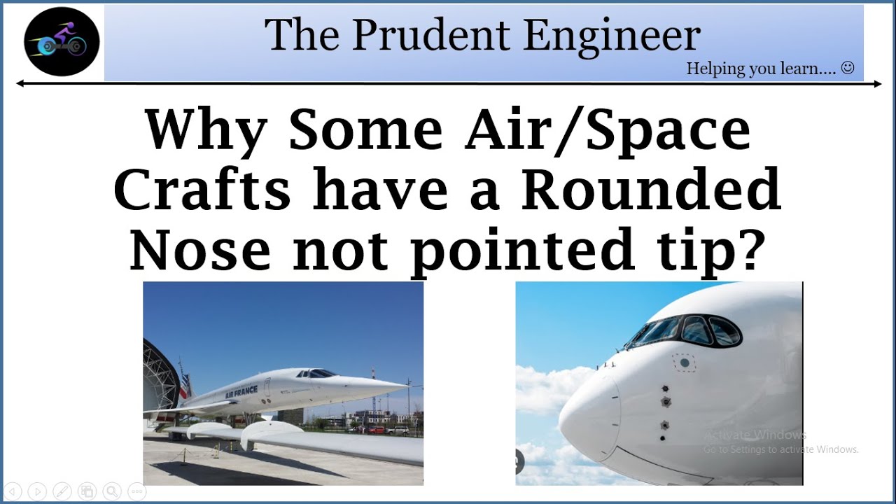 Why some aircrafts have Rounded nose not pointed tip ?? |Aerodynamics ...