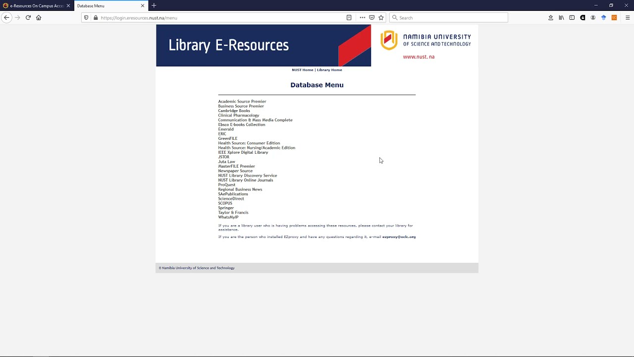 Introduction to NUST Library e-resources - YouTube