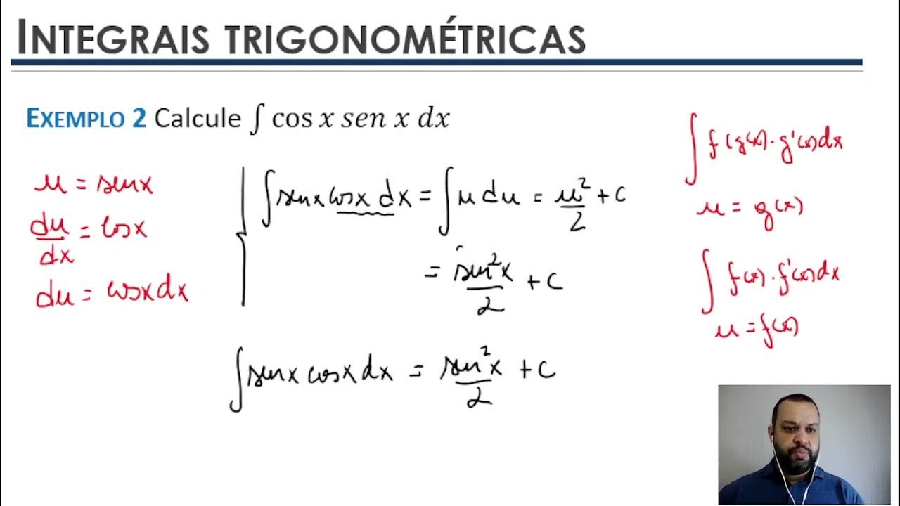 Aula 11 Integrais Trigonométricas Parte 1 Youtube