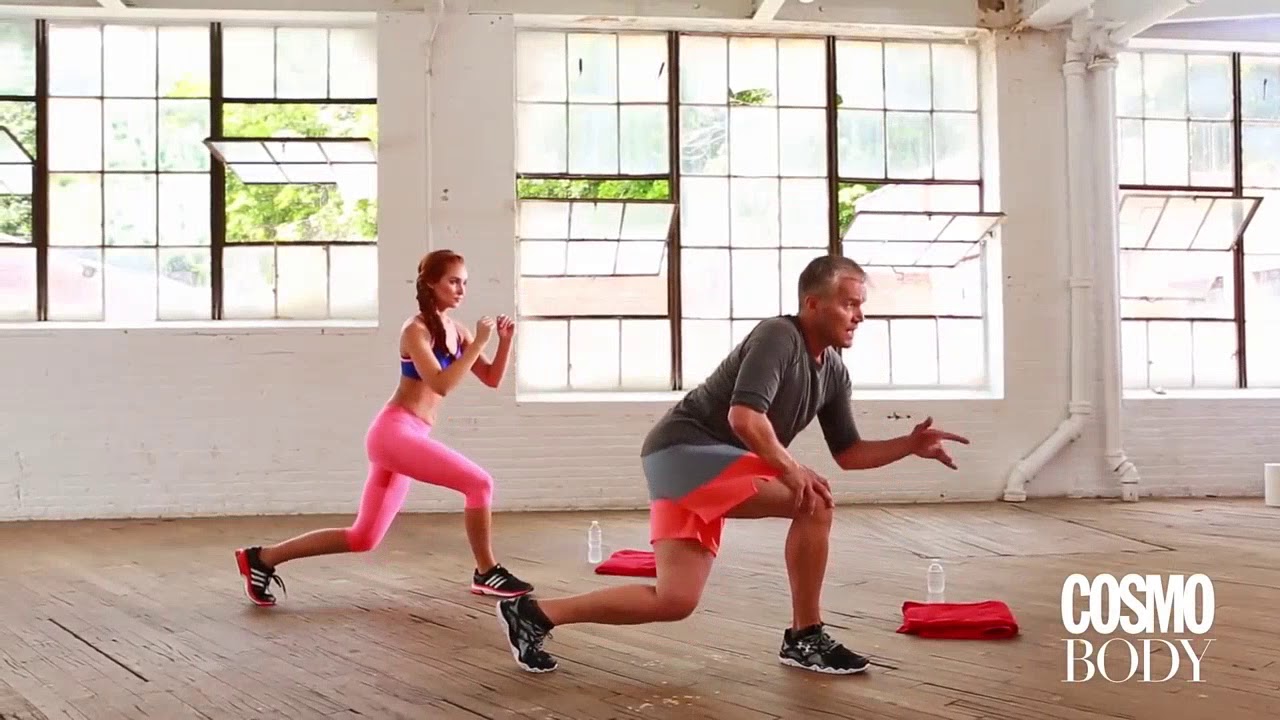 Lunge variations to tighten and tone your legs - TODAY.com - YouTube