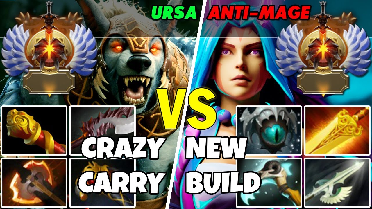 URSA (Carry) vs ANTI-MAGE (Carry) - Epic Battle Of Immortal Rank Dota 2 ...