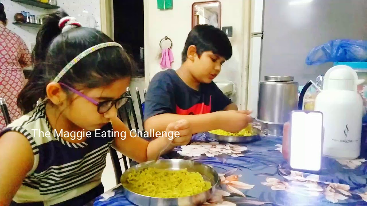 The Maggie Eating Challenge - YouTube