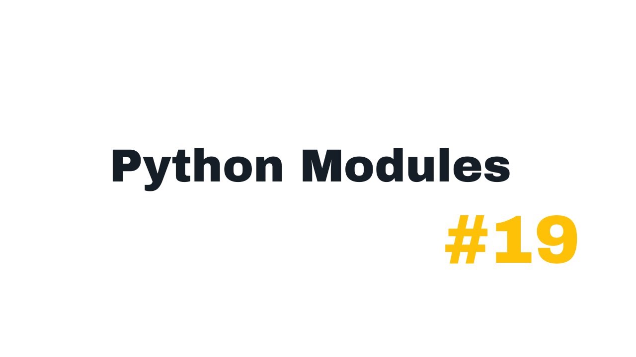 What Are Python Modules? | Modules In Python | Python Tutorial For