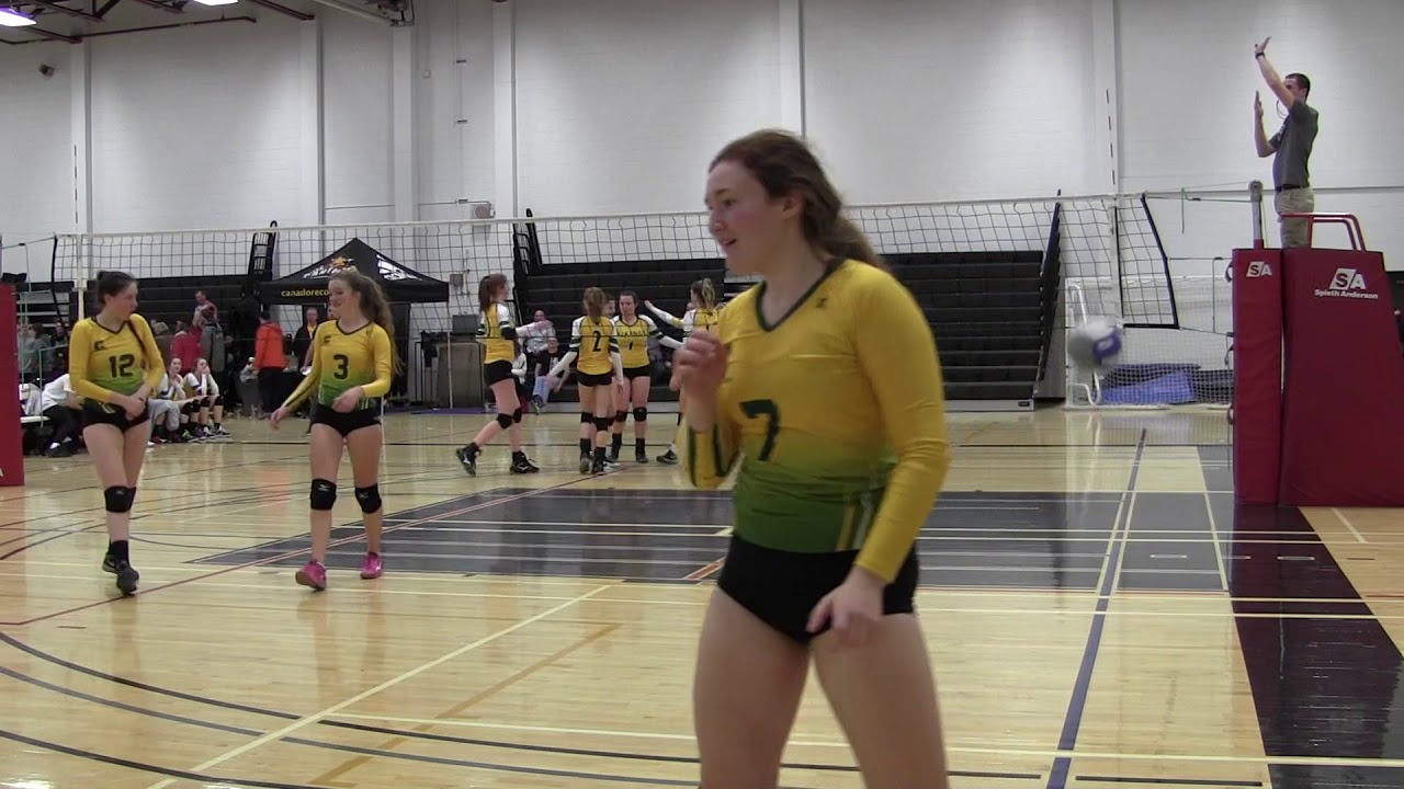 Lockerby Vikings Sr. Girls Volleyball 2017/18 - YouTube