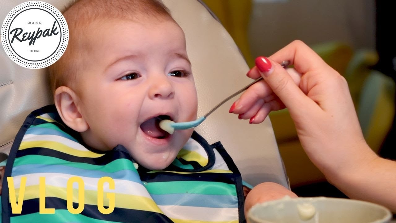 His First Time Eating Food - VLOG 010 - YouTube