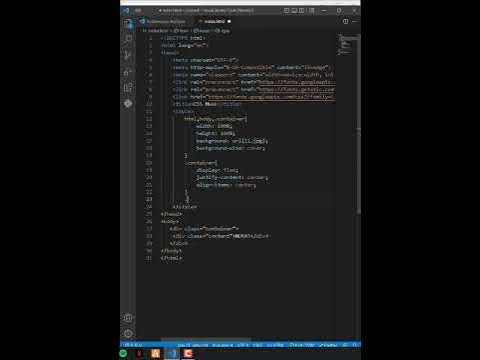HTML VE CSS İLE TEXT MASK YAPIMI #shorts #short #css #html - YouTube