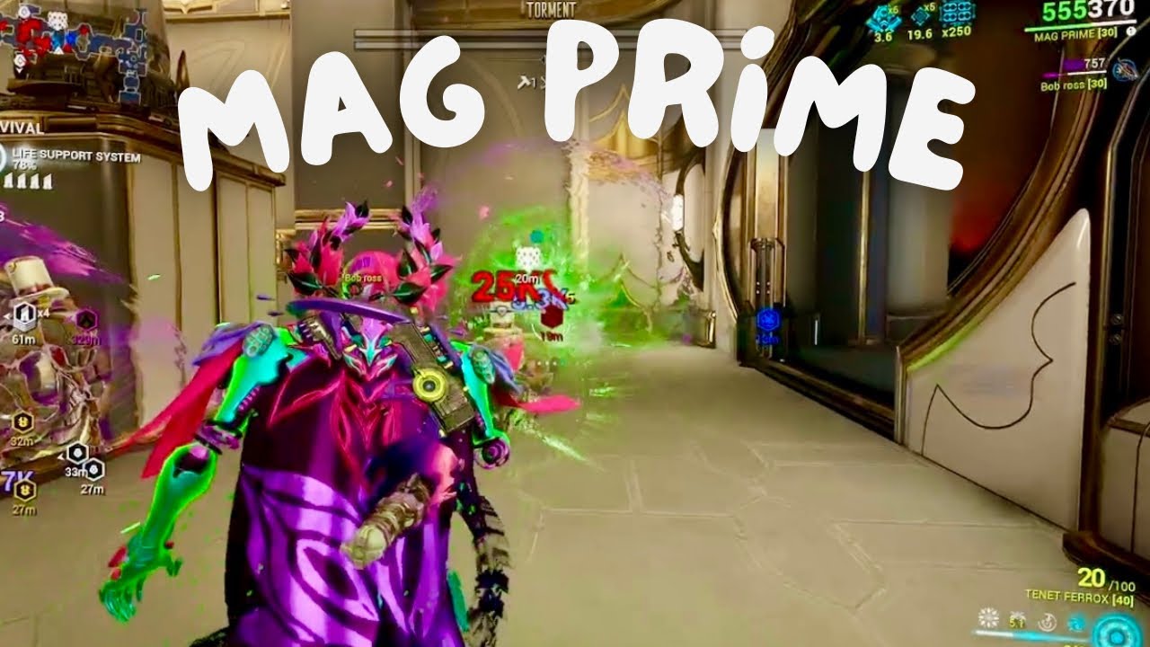 Warframe [Mag Prime] Build - YouTube