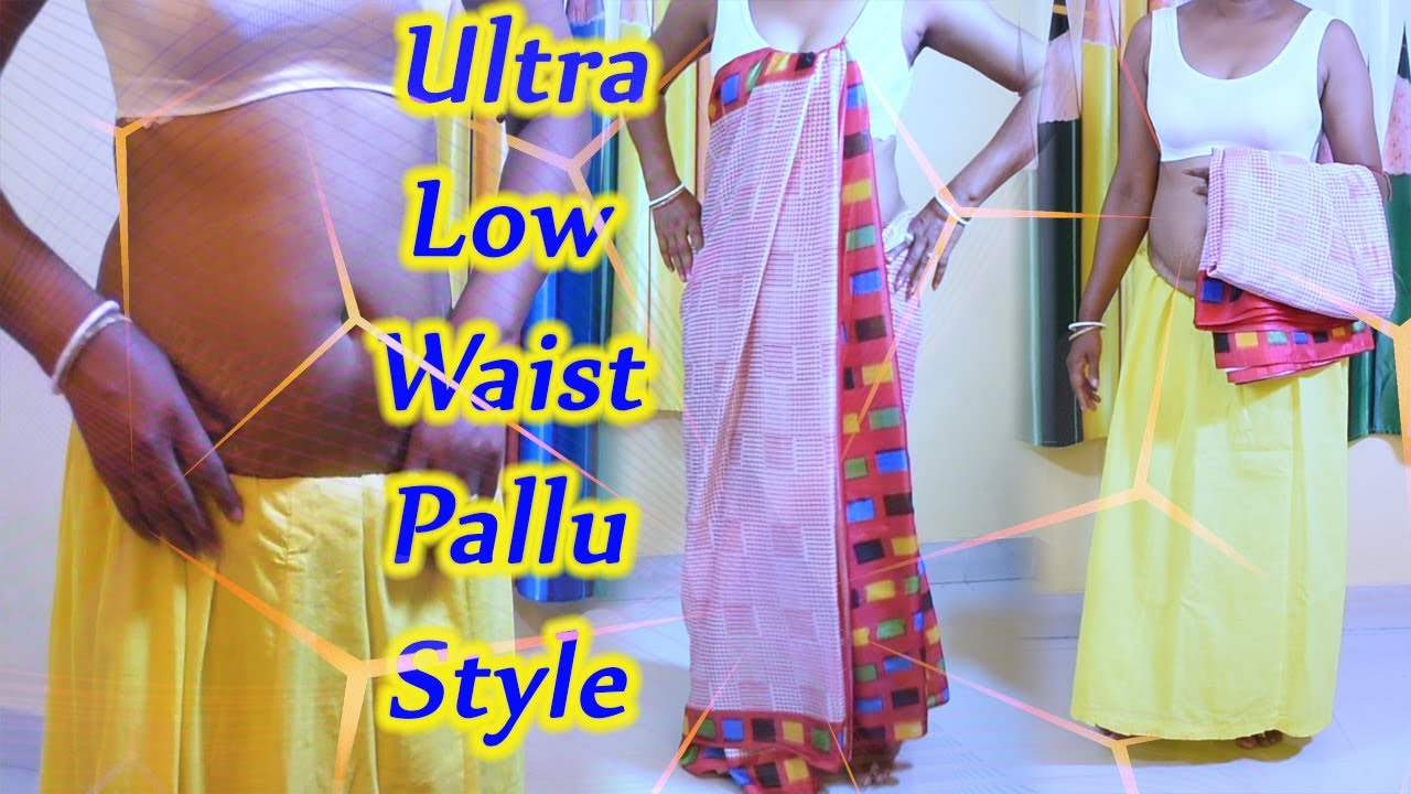 Be Bold & Beautiful with the Ultra Low Waist Saree Drape and chiffon ...