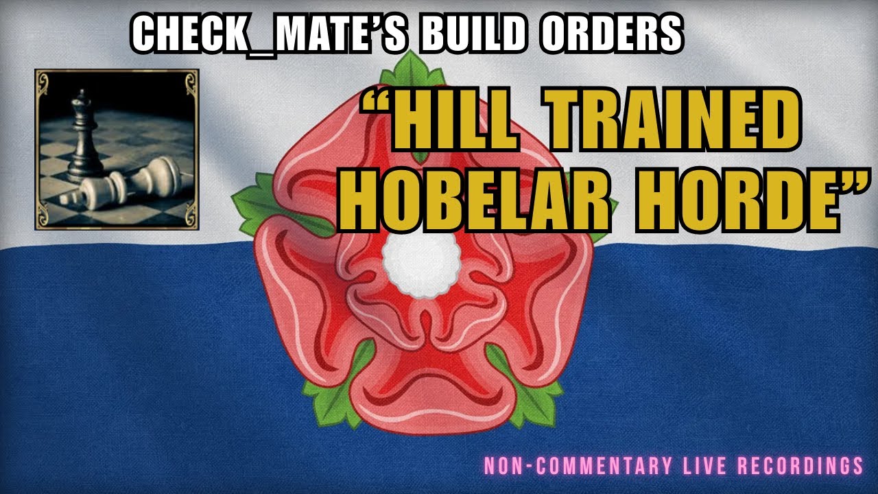 AOE4 House of Lancaster "Hill Trained Hobelar Horde" Build Order - YouTube