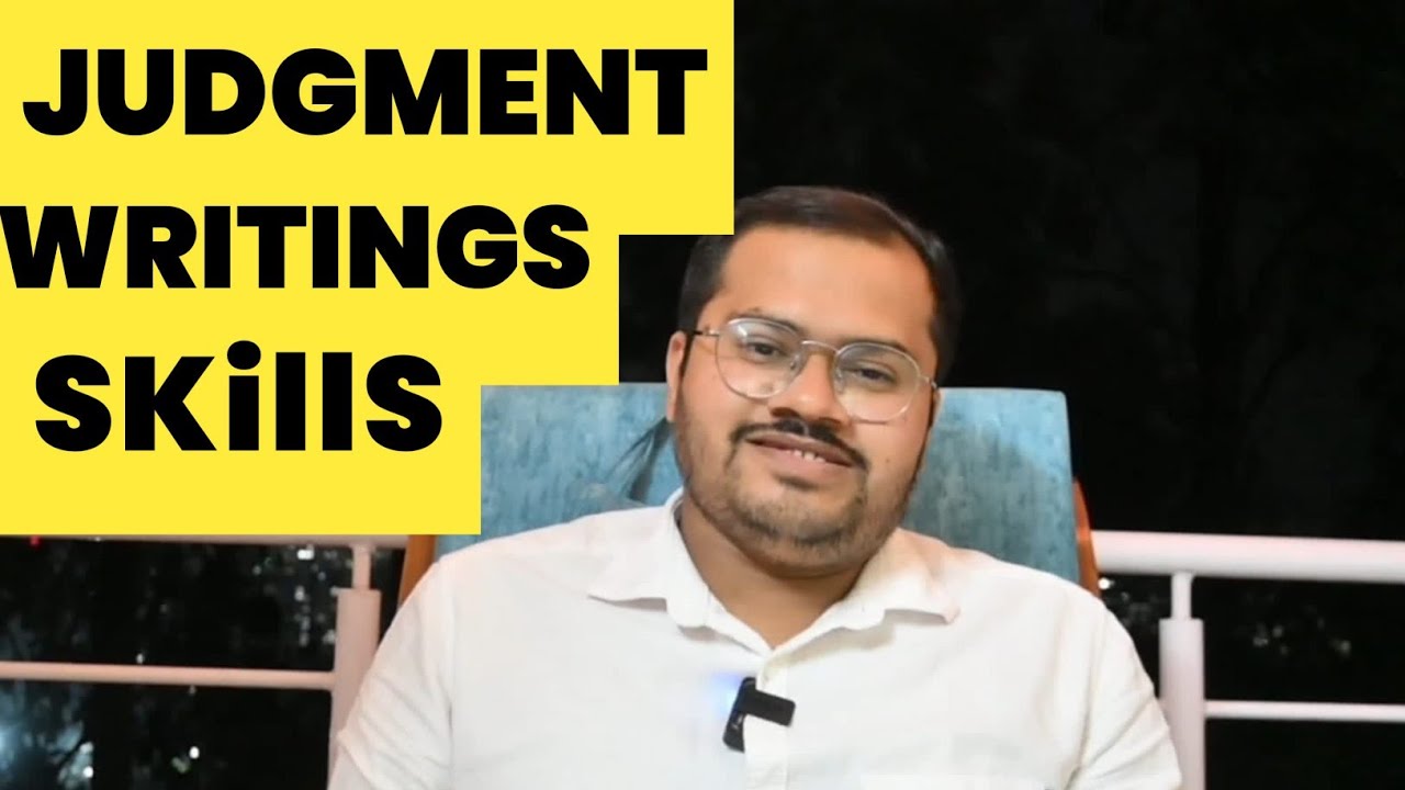 JUDGMENT Writing Skills | JMFC Mains - YouTube