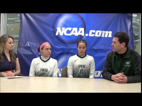 NCAA Women's Soccer Post-game Interview: IWU (11-22-2014) - YouTube