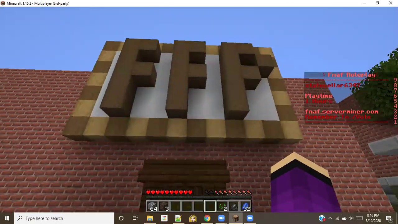 Minecraft Java Edition: Fnaf 1 tour in the same server as the last EP ...