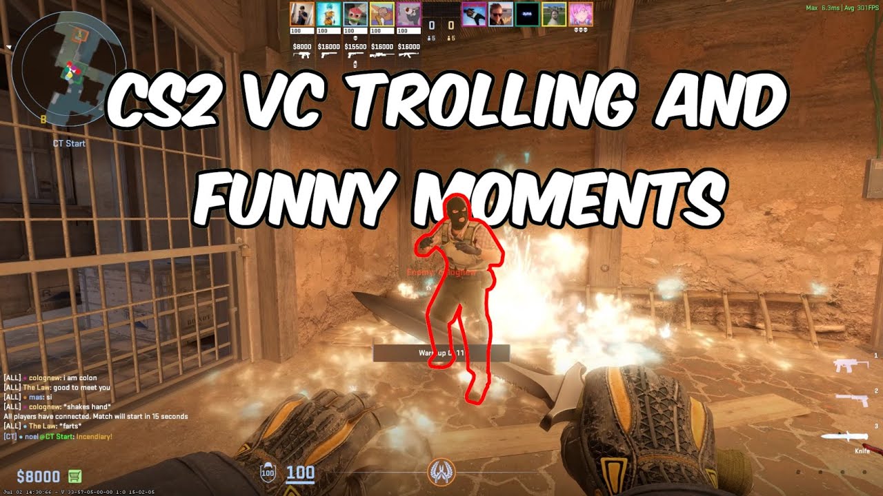 cs2 trolling and VC rages - YouTube