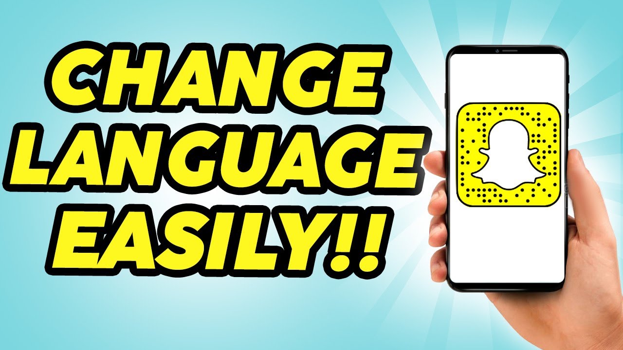 How to Change Snapchat’s Display Language - 2024 - YouTube